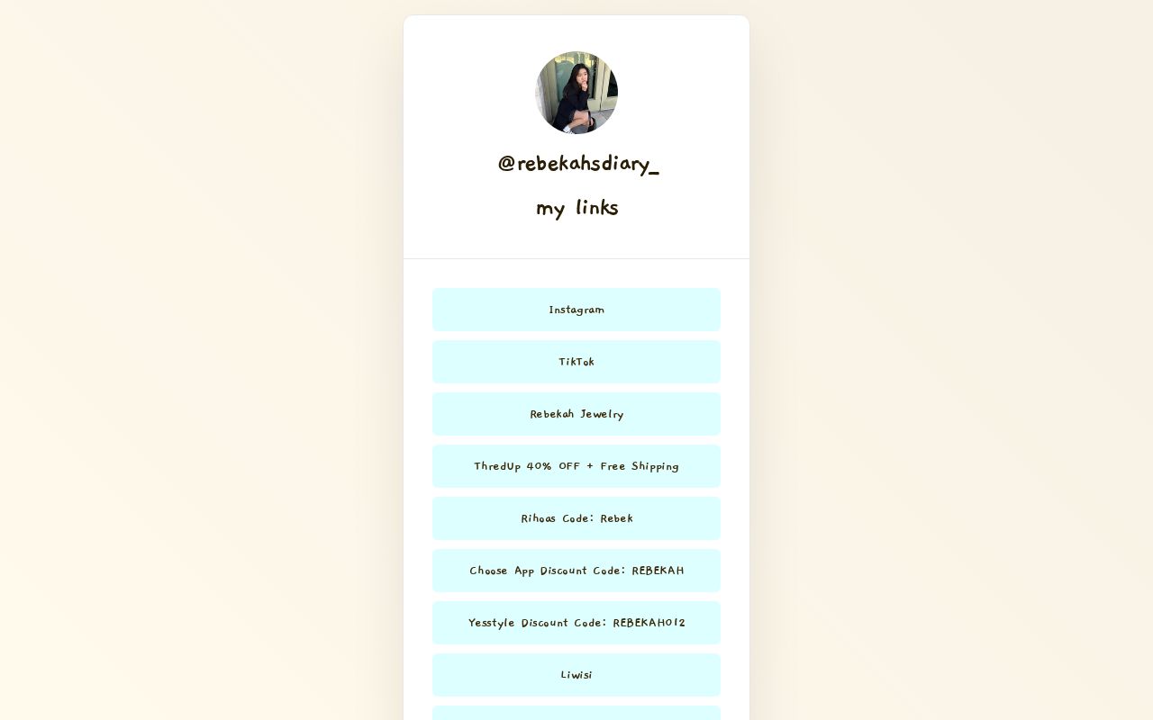 Rebekah’s Carrd🧸